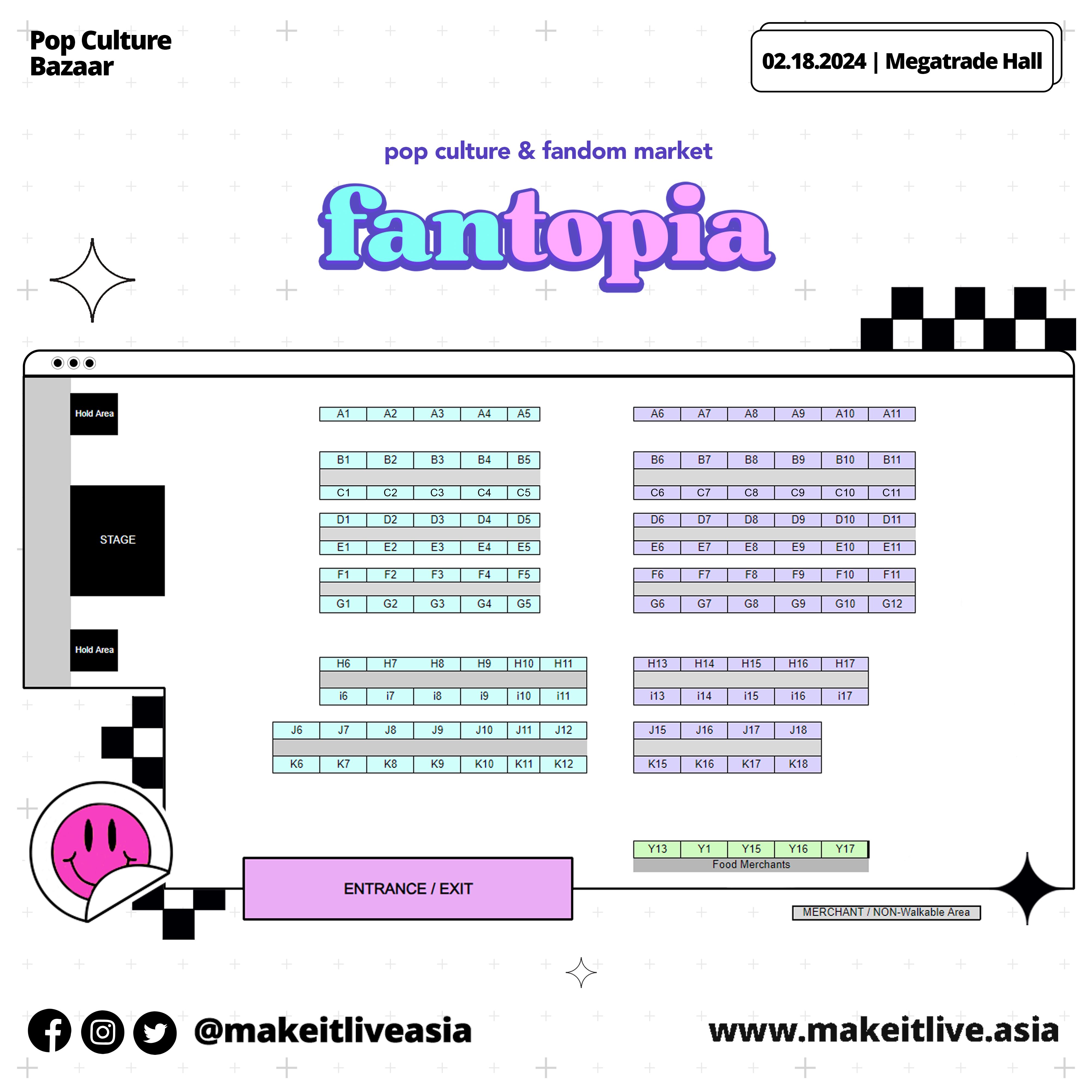 FANTOPIA | Book A Booth | Row G | MakeitLive
