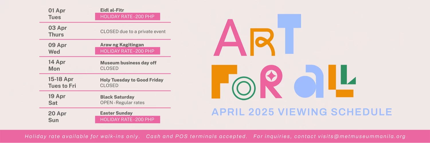 TICKETS | Metropolitan Museum of Manila