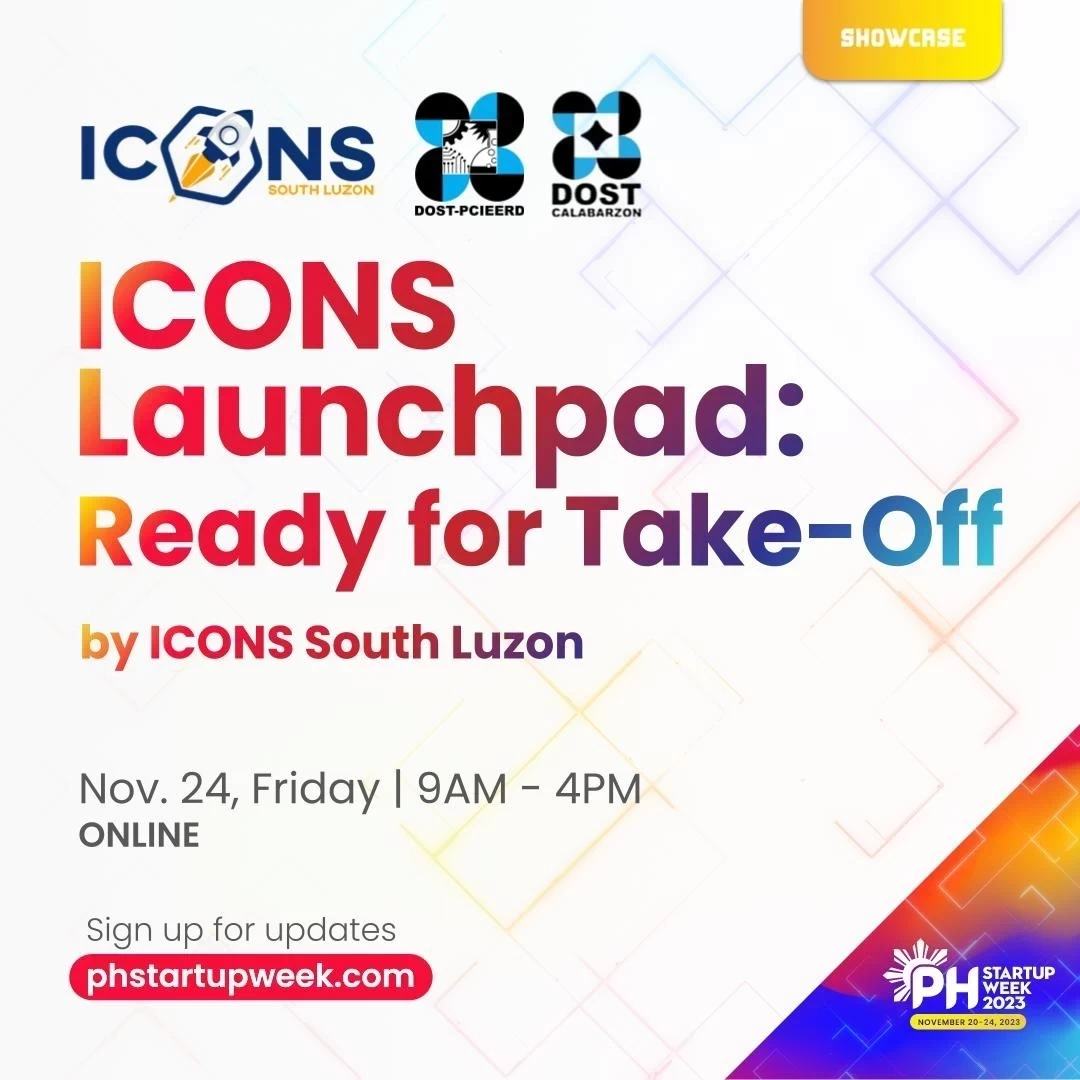 ICONS Launchpad: Ready for Take-Off by ICONS South Luzon | Philippine ...