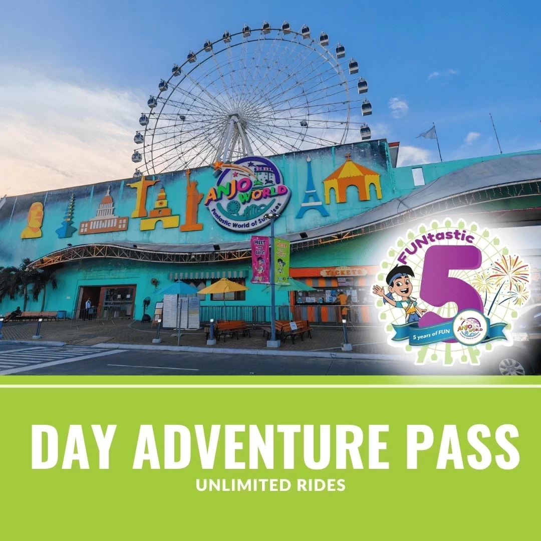 DAY ADVENTURE PASS - UNLIMITED RIDES | Anjo World Theme Park