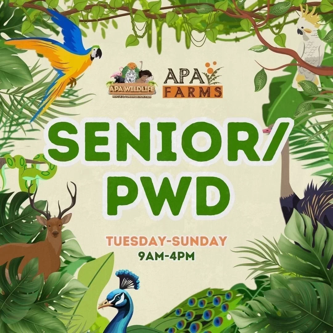 Senior Citizen / PWD Pass | APA Wildlife