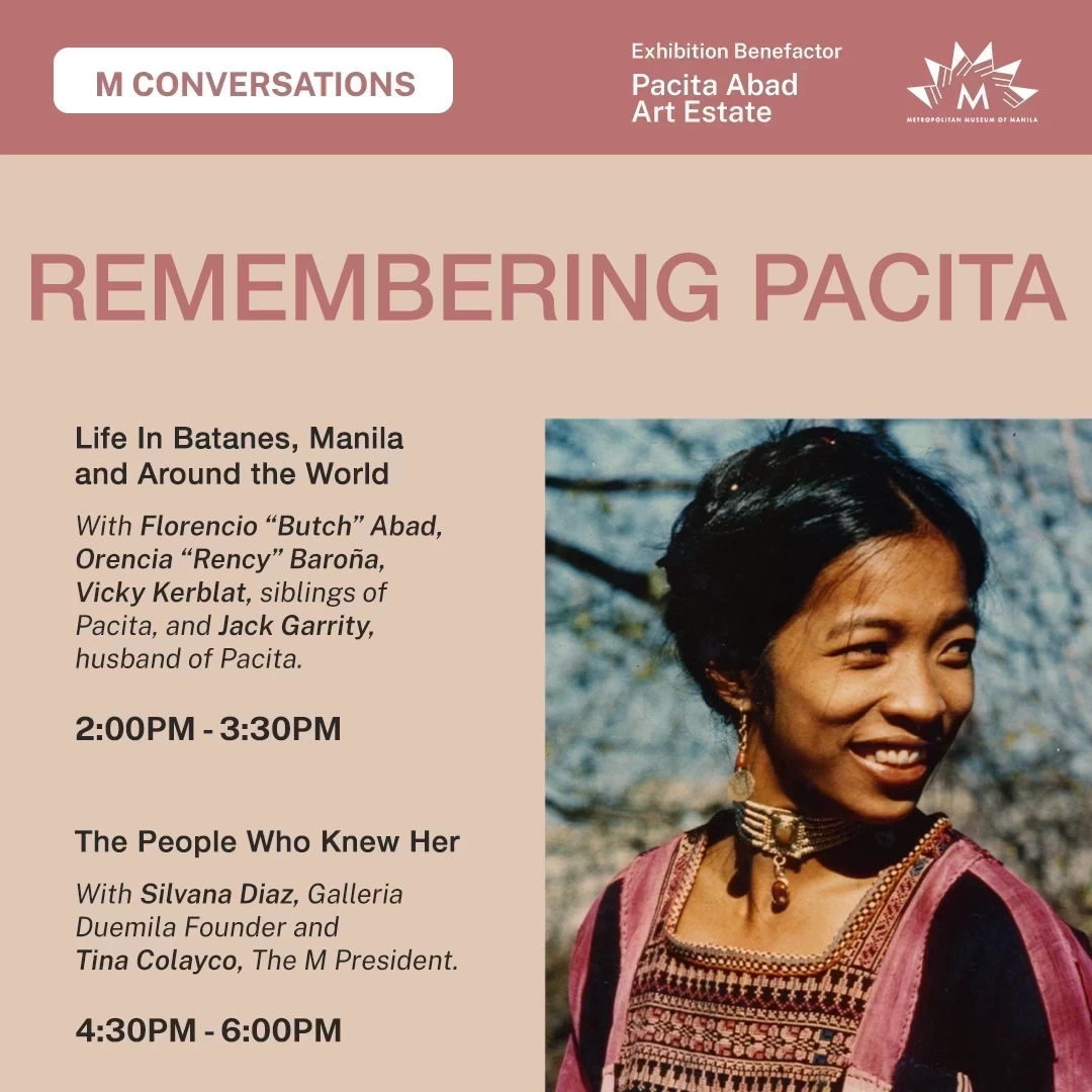 M Conversations: Remembering Pacita | Metropolitan Museum of Manila