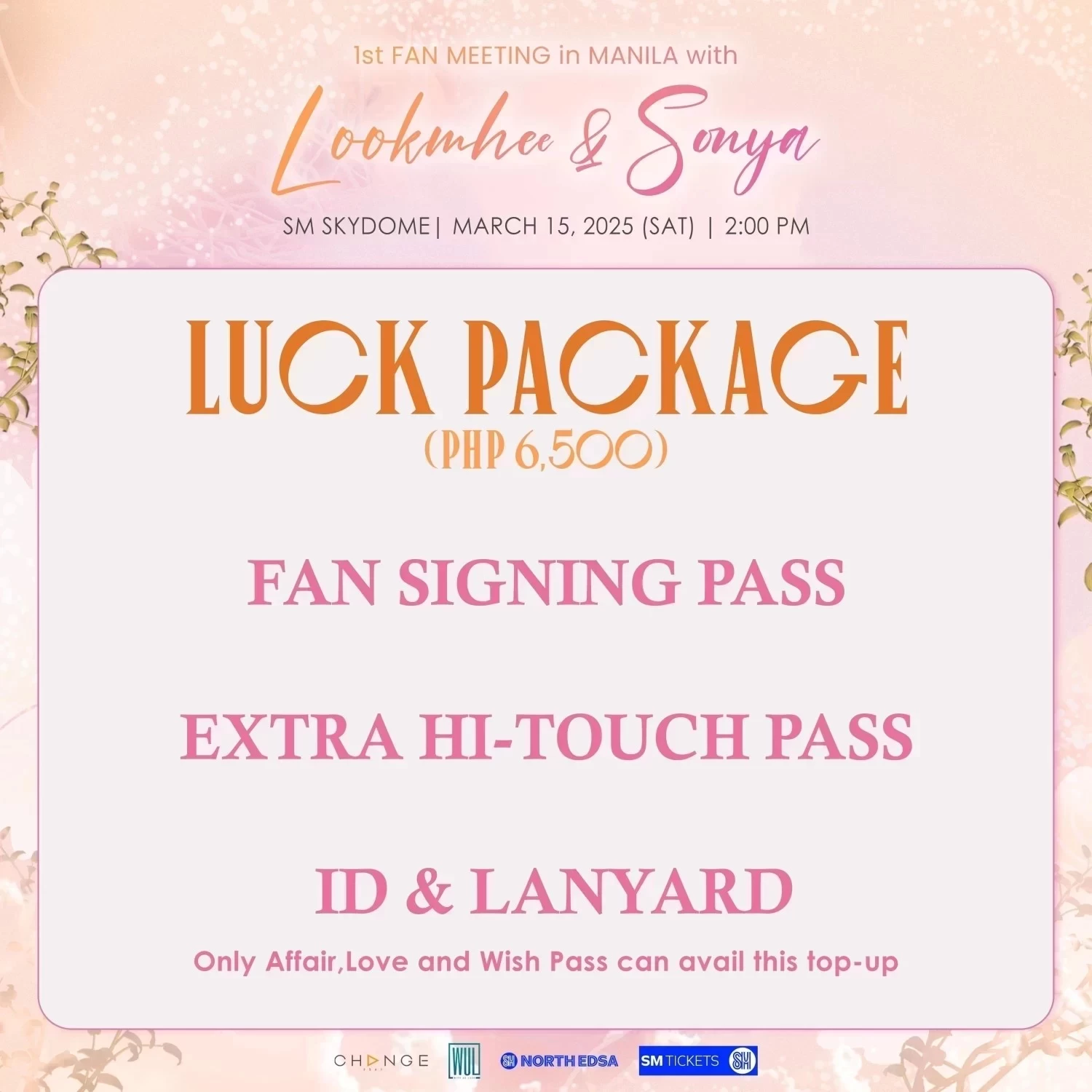 Luck Package Top-Up [Affair The Series] | Wish Us Luck Entertainment