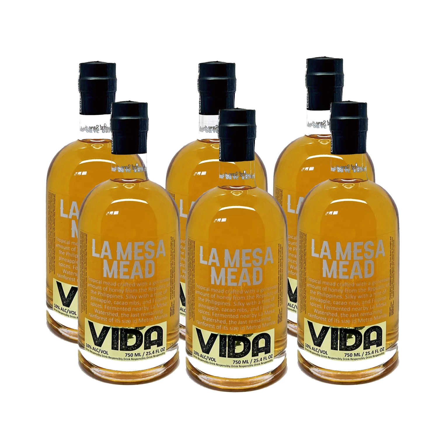 2025 La Mesa Mead | Vida - Box of 6s (750mL x 6) | Coffeexmead / La Mesa Mead / Mead & Honey Flow