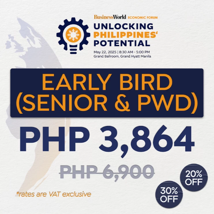 SENIOR & PWD EARLY BIRD TICKETS | BusinessWorld