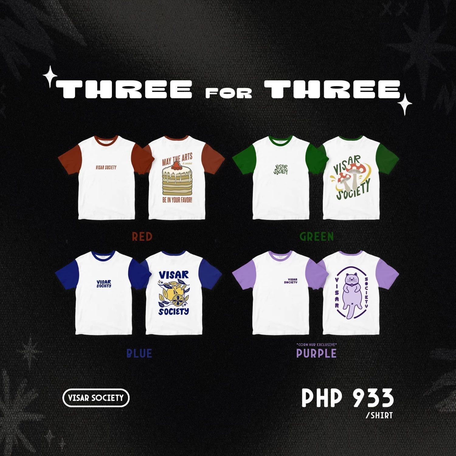 Three For Three | Visar Society