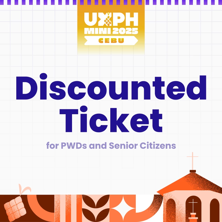 Discount Ticket (for PWDs and Seniors): Cebu | UXPH