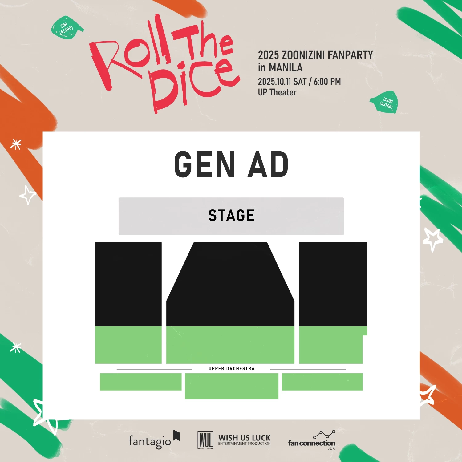 GEN AD - 2025 ZOONIZINI FANPARTY [Roll The Dice] in Manila | Wish Us ...